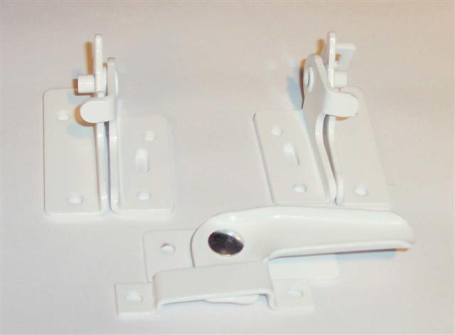 MMP Awing Basement Hardware White Painted - Mitchell Metal Products