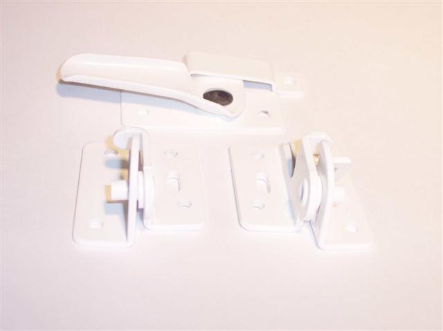 MMP Hopper Basement Hardware White Painted - Mitchell Metal Products